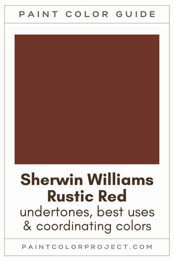 Sherwin Williams Rustic Red: Complete Color Review - The Paint Color ...