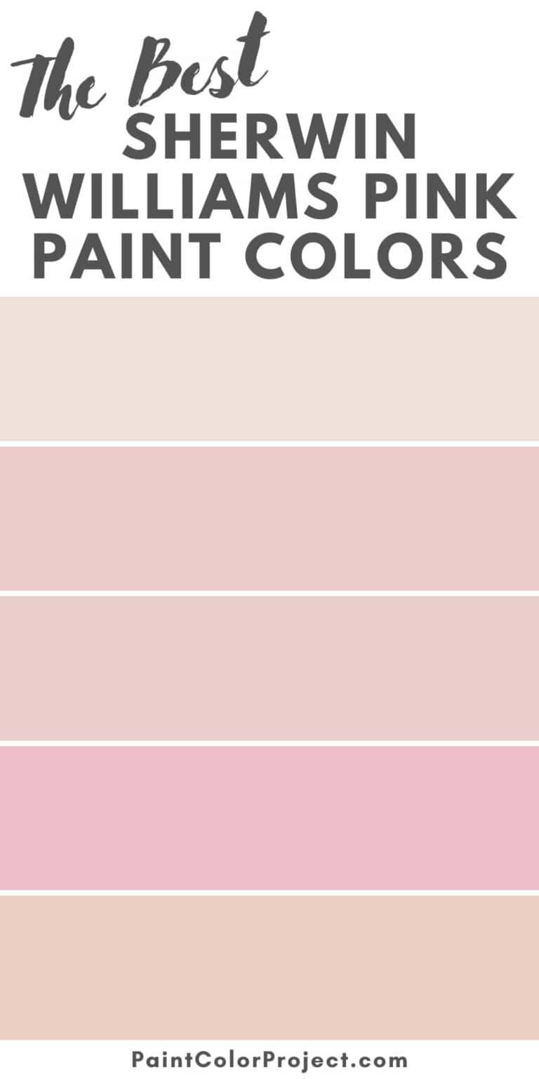 Best Sherwin Williams Pink Paint Colors - The Paint Color Project