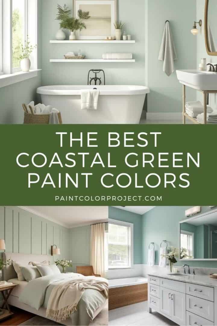 Best Coastal Green Paint Colors - The Paint Color Project
