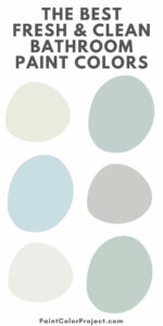 Fresh and Clean Bathroom Paint Color Ideas - The Paint Color Project