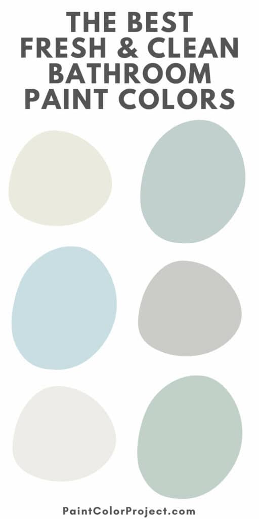 Fresh and Clean Bathroom Paint Color Ideas - The Paint Color Project