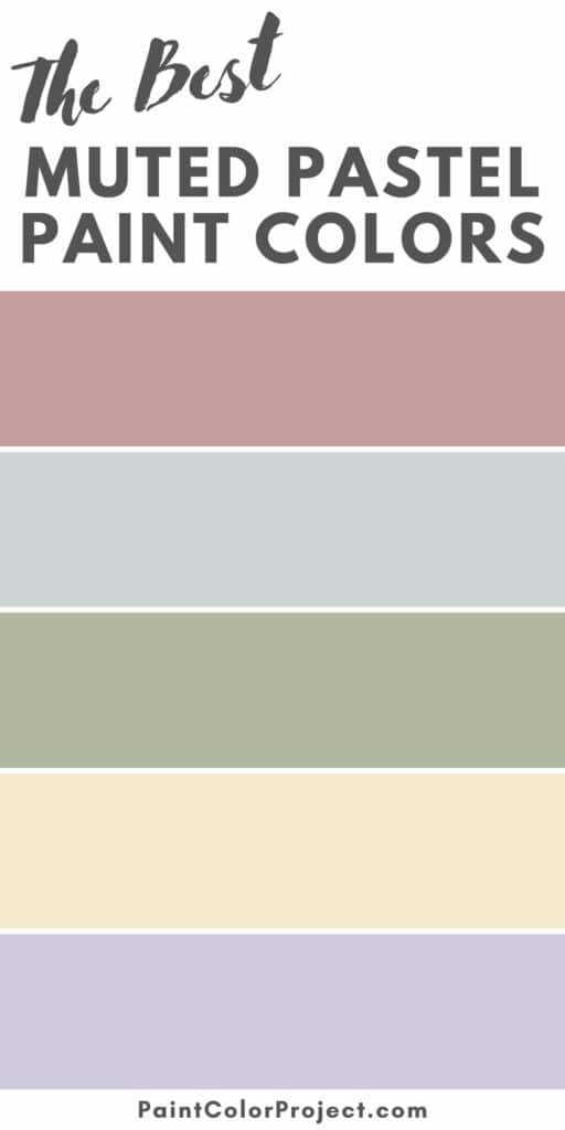 The Best Muted Pastel Paint Colors for Your Home - The Paint Color Project