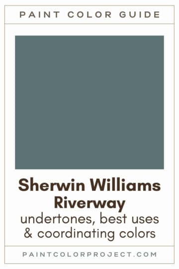 Sherwin Williams Riverway: Complete Color Review - The Paint Color Project