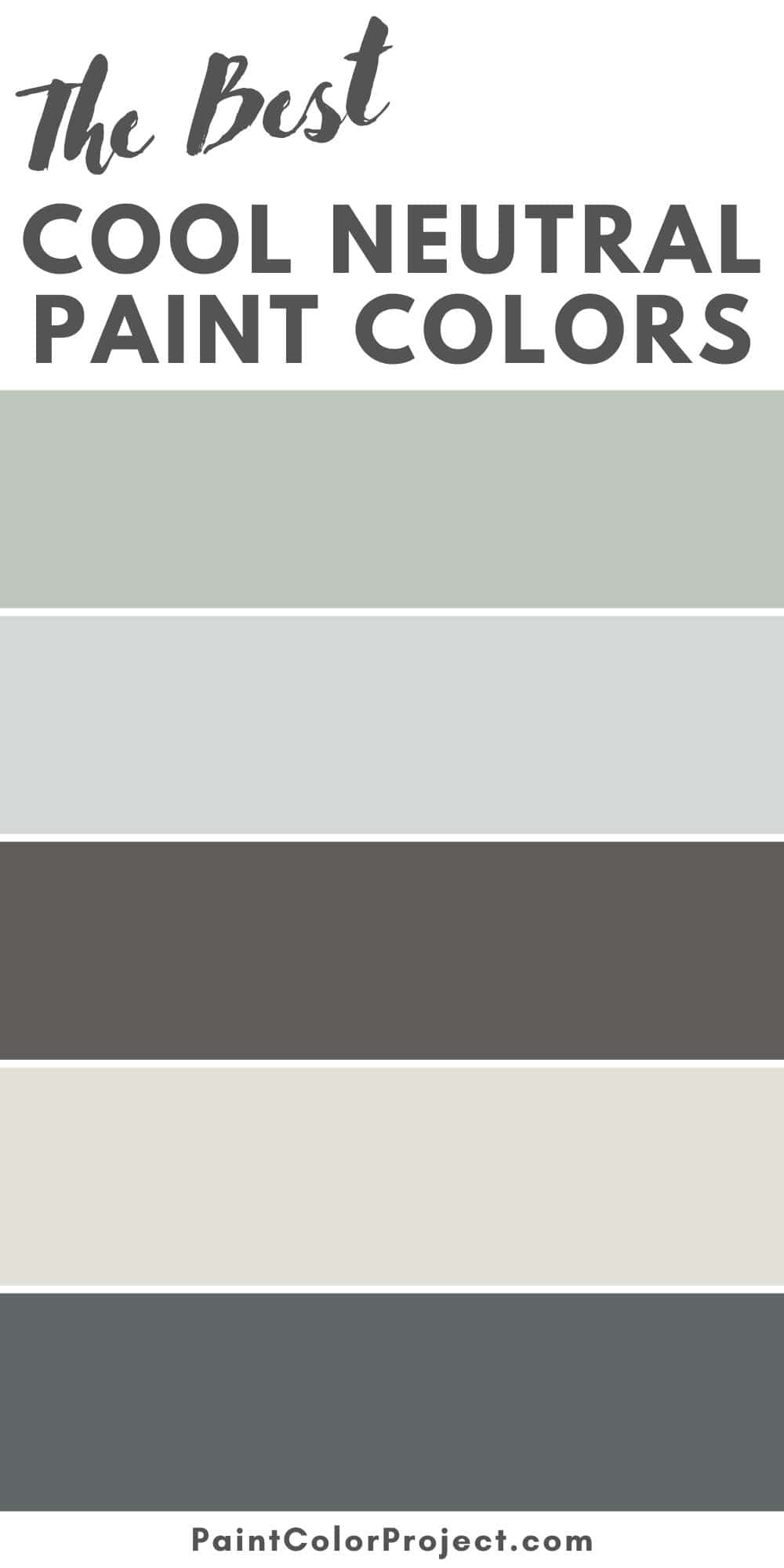 The Best Cool Neutral Paint Colors - The Paint Color Project