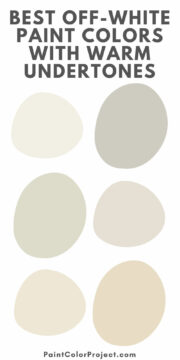 The Best Off-White Paint Colors with Warm Undertones - The Paint Color ...