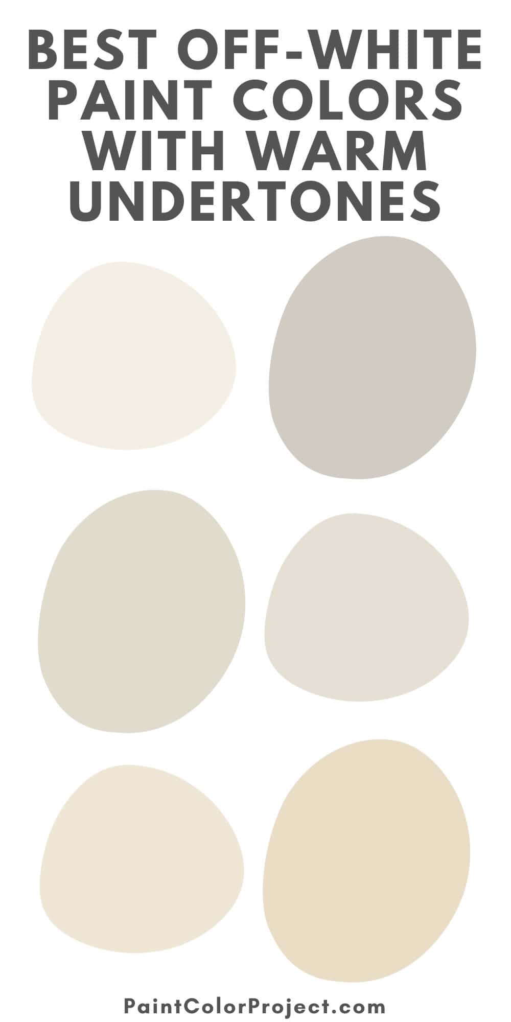 The Best Off-White Paint Colors with Warm Undertones - The Paint Color ...