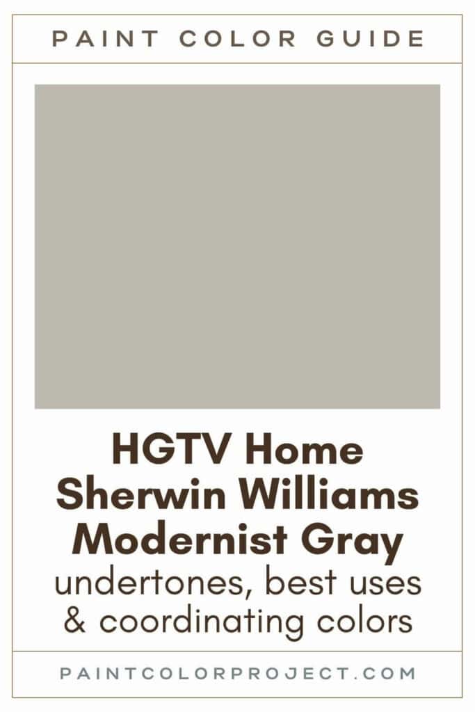 HGTV Home Sherwin Williams Modernist Gray: A Complete Color Review ...