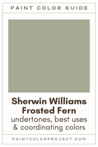 Sherwin Williams Frosted Fern: Complete Color Review - The Paint Color ...