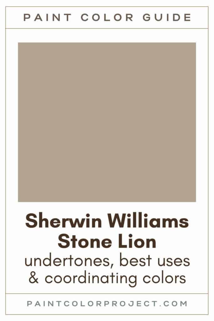 Sherwin Williams Stone Lion: Complete Color Review - The Paint Color ...