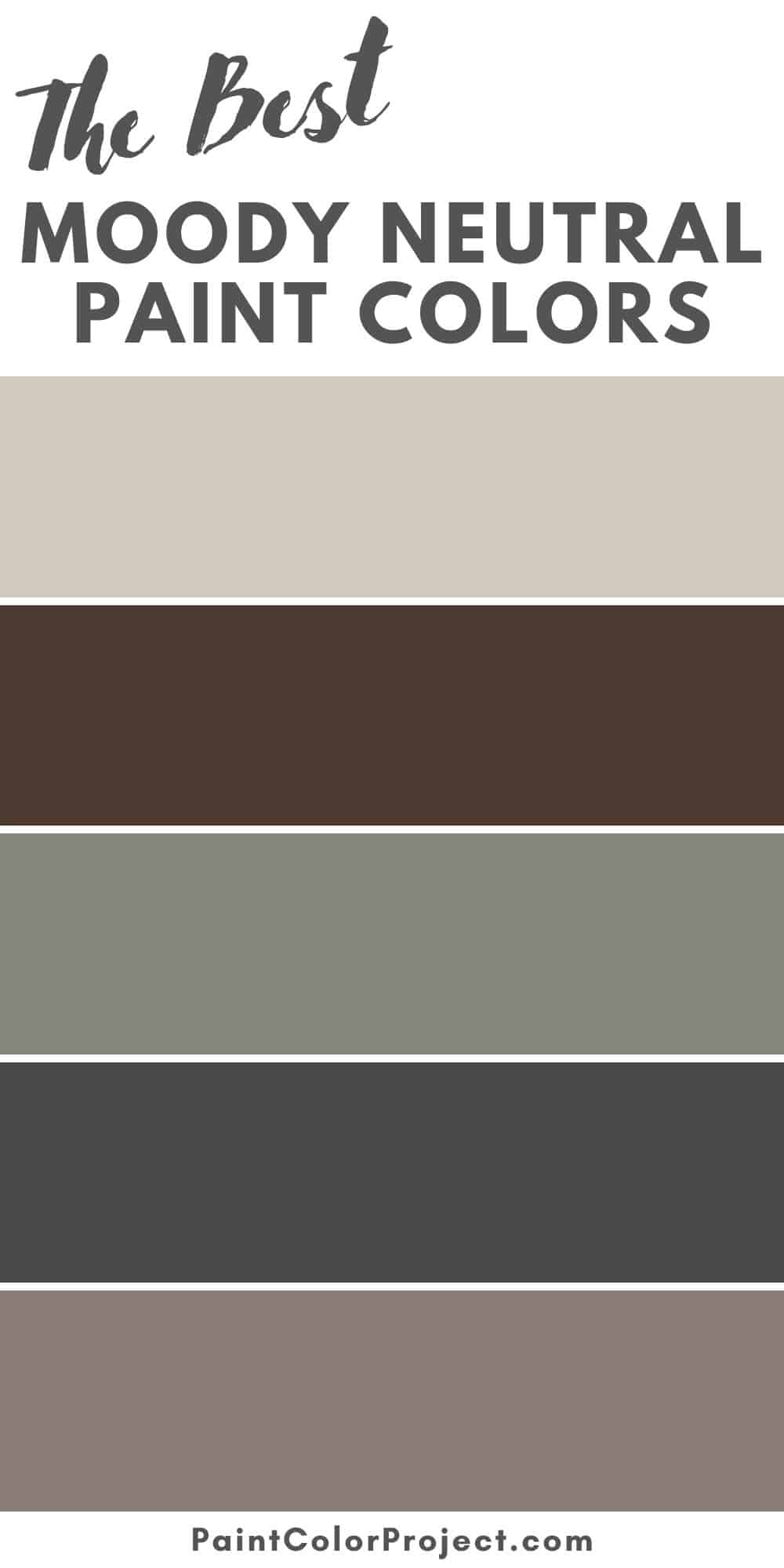Moody Neutral Paint Colors for a Cozy, Modern Home - The Paint Color ...