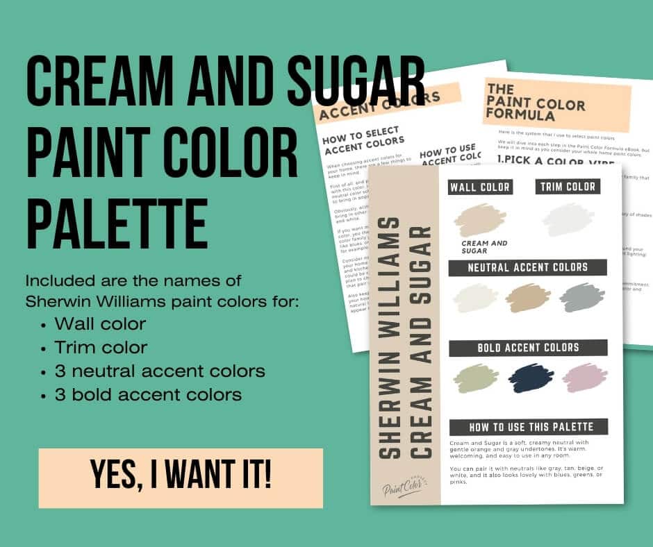 Sherwin Williams Cream and Sugar: Complete Color Review - The Paint ...