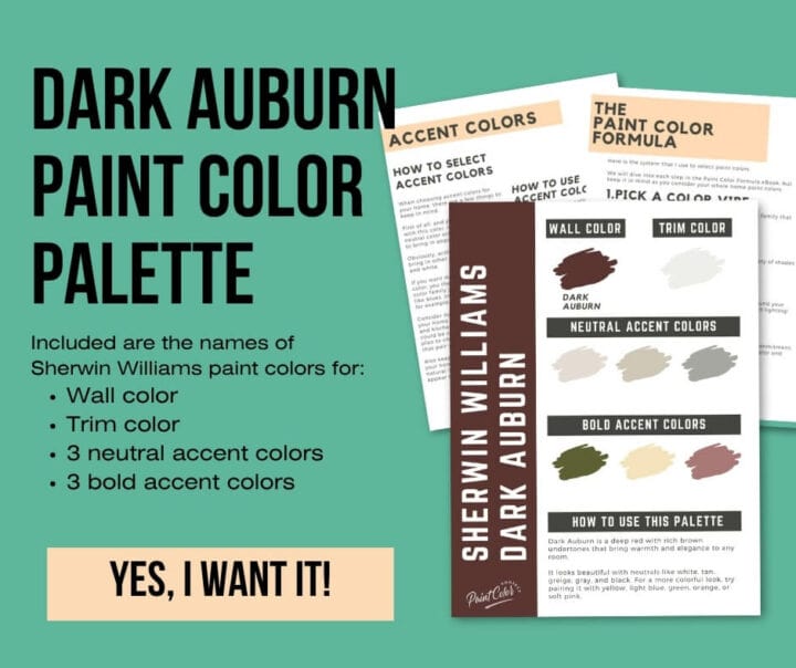 Sherwin Williams Dark Auburn: A Complete Color Review - The Paint Color ...