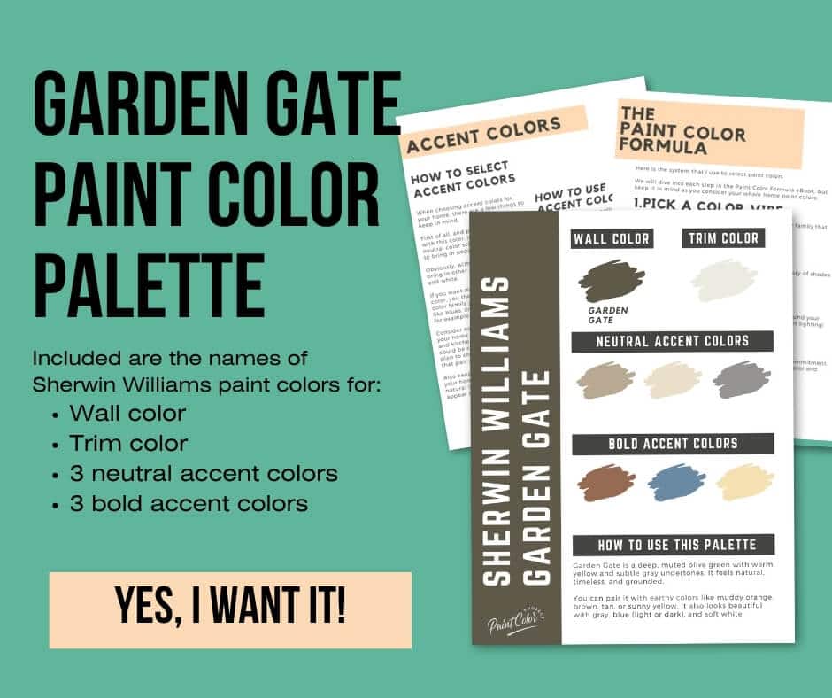 Sherwin Williams Garden Gate: A Complete Color Review - The Paint Color ...