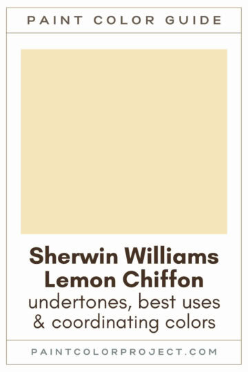 Sherwin Williams Lemon Chiffon: Complete Color Review - The Paint Color ...