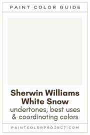 Sherwin Williams White Snow: Complete Color Review - The Paint Color ...