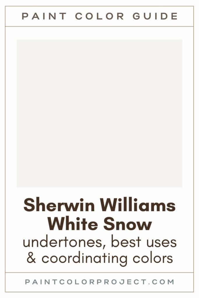 Sherwin Williams White Snow: A Complete Color Review - The Paint Color ...
