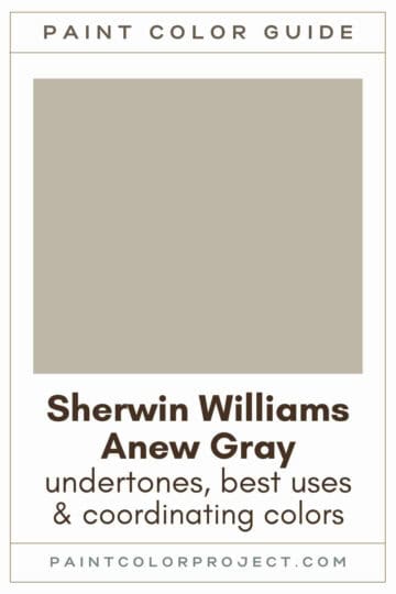 Sherwin Williams Anew Gray: Complete Color Review - The Paint Color Project