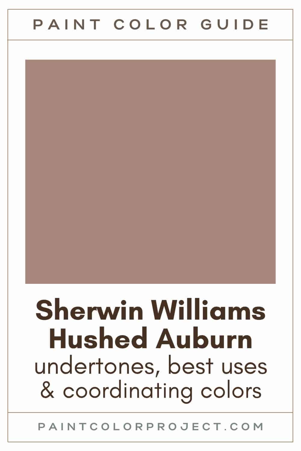 Cool Hushed Auburn Sherwin Williams Gallery
