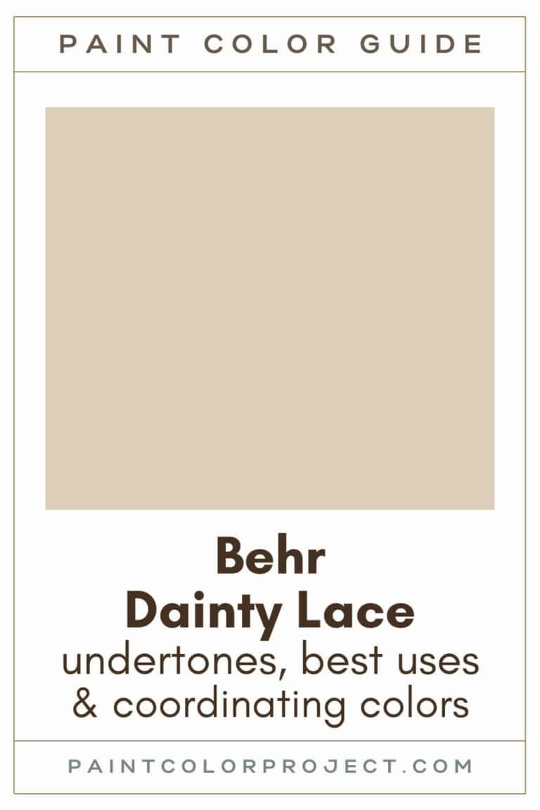 Behr Dainty Lace: A Complete Color Review - The Paint Color Project