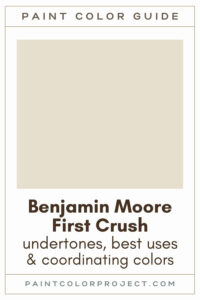 Benjamin Moore First Crush: A Complete Color Review - The Paint Color ...