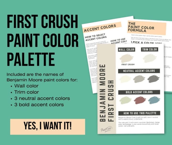 Benjamin Moore First Crush: A Complete Color Review - The Paint Color ...