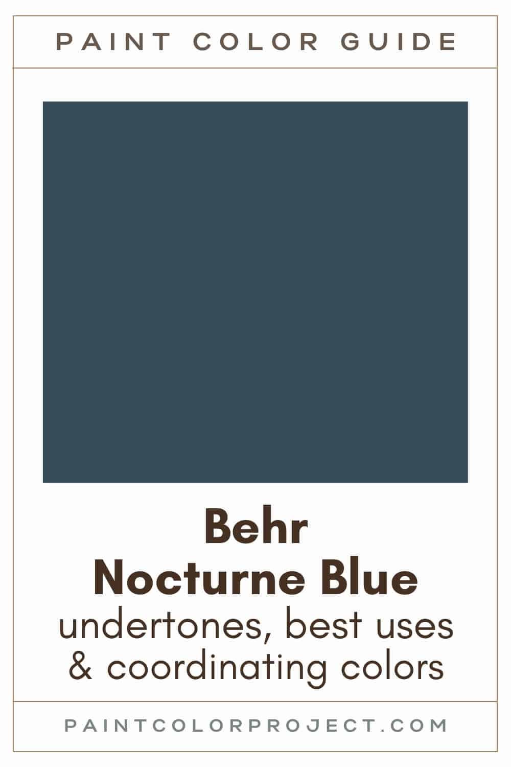 Behr Nocturne Blue: A Complete Color Review - The Paint Color Project