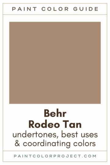 Behr Rodeo Tan: A Complete Color Review - The Paint Color Project