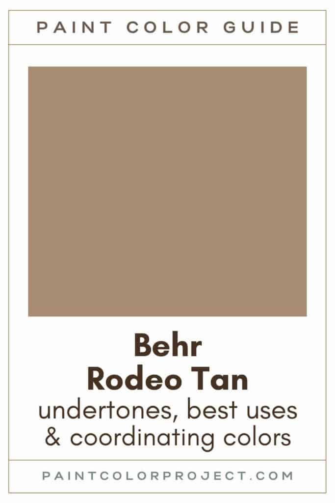 Behr Rodeo Tan: A Complete Color Review - The Paint Color Project