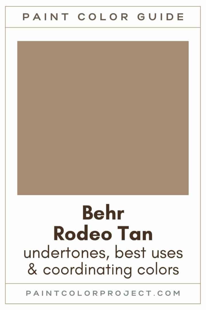 Behr Rodeo Tan: A Complete Color Review - The Paint Color Project