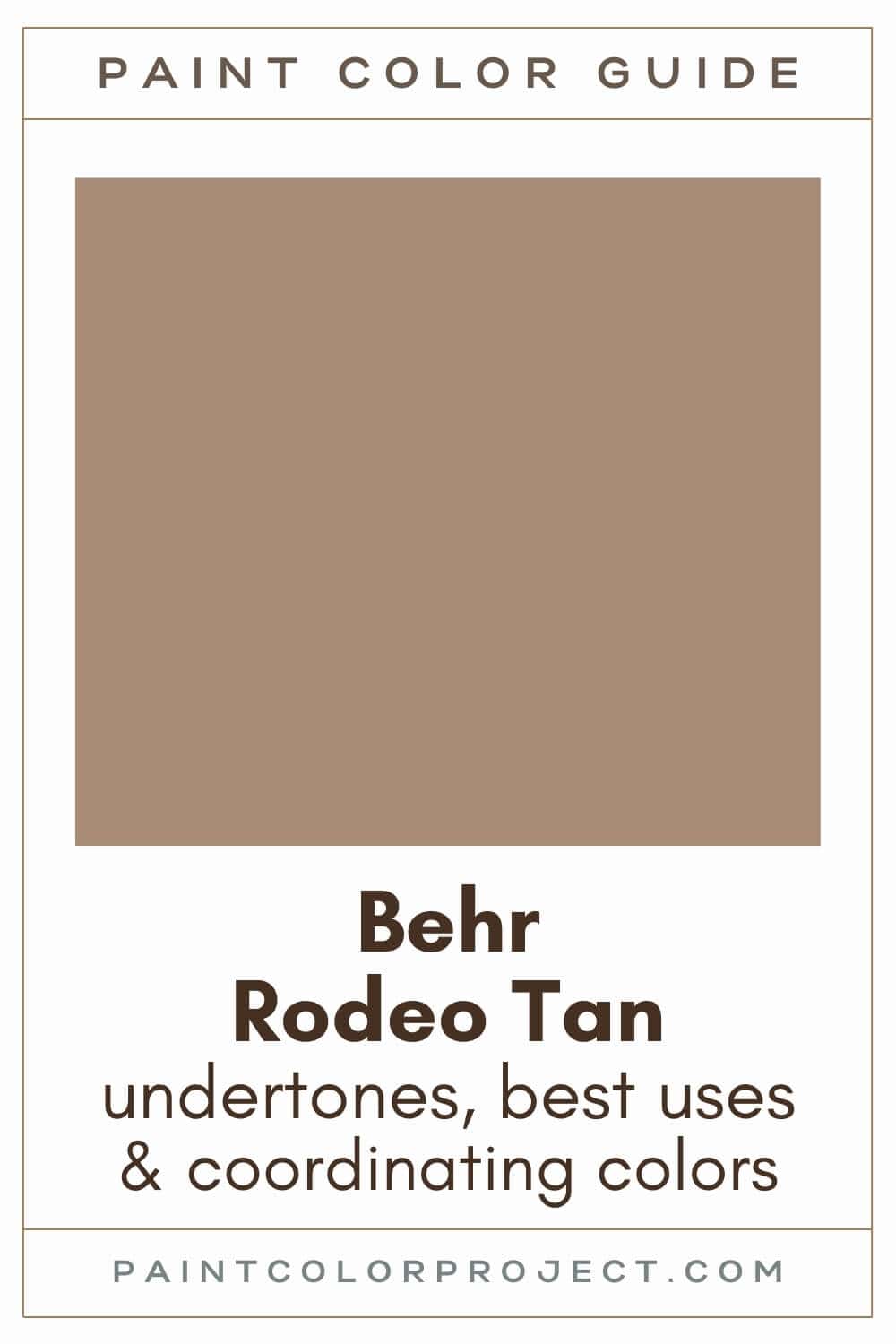 Behr Rodeo Tan: A Complete Color Review - The Paint Color Project