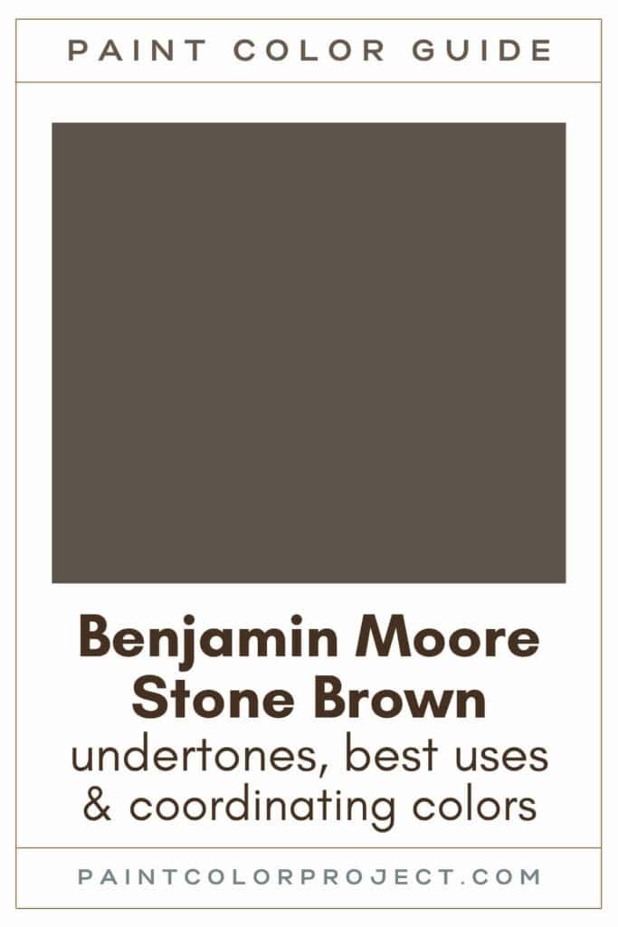 Benjamin Moore Stone Brown: A Complete Color Review - The Paint Color ...